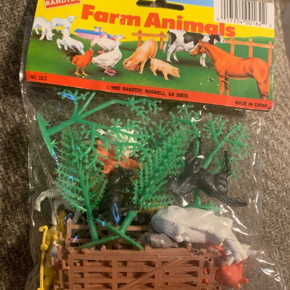 Randtoy | Toys | Vintage Randtoy Farm Animal Playset Pigs Horses Farmer ...